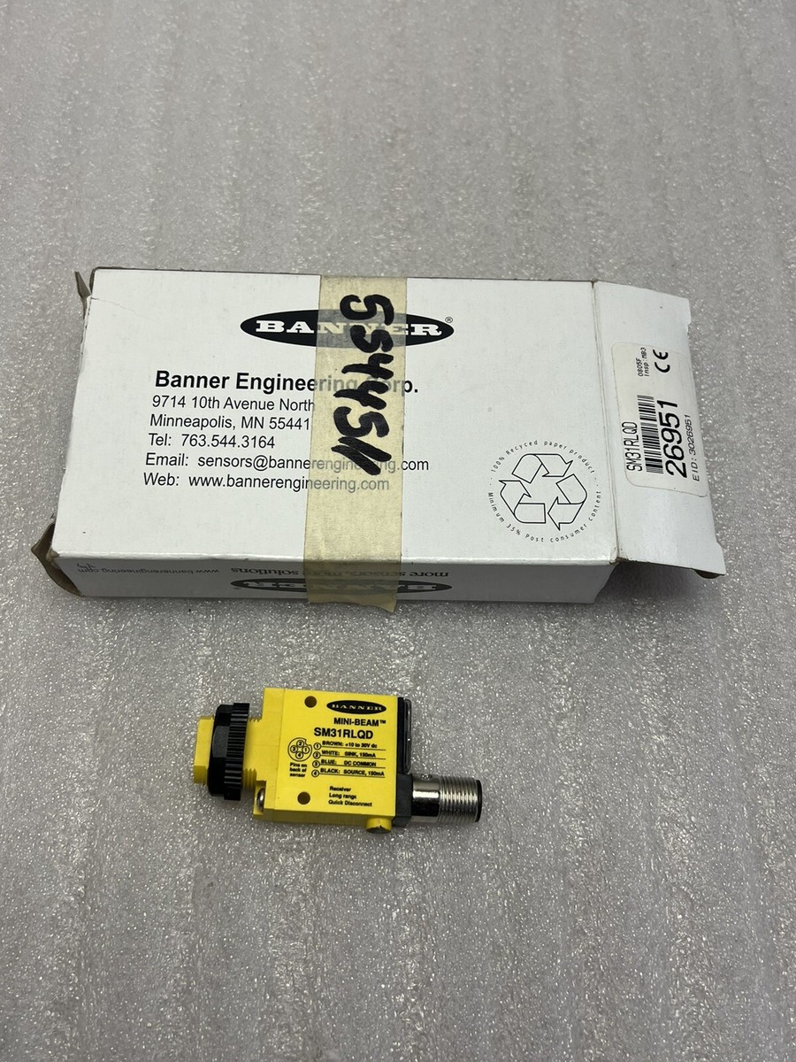 Banner Mini Beam Sensors SMA31E Banner Engineering MINI BEAM: