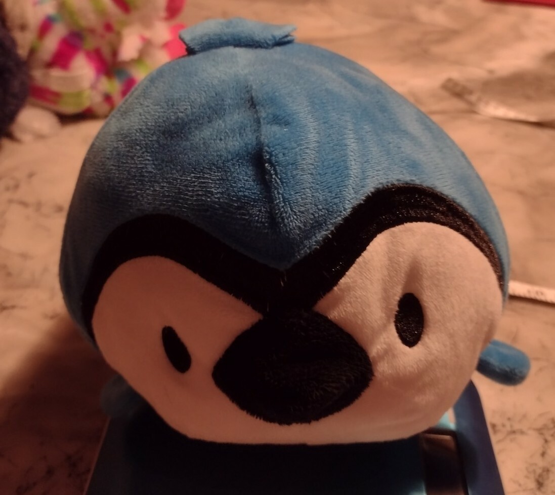 Bun Bun Plush Blue Fish Stuffed Animal Toy 9" Soft Blue White Black | eBay