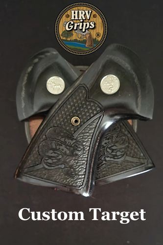 Colt Python/Anaconda Custom Blackwood Target Grips FlatTop/Stipple ...