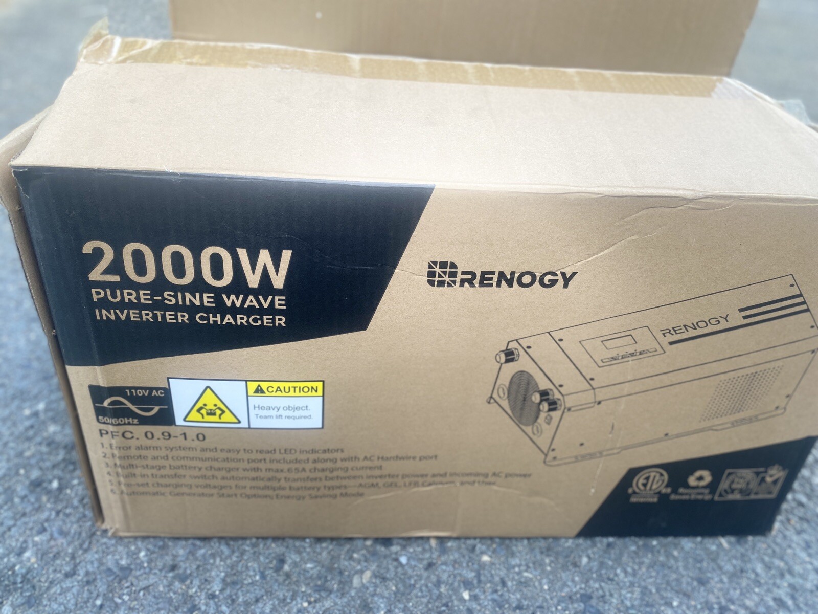 Renogy PCL1-20111S 2000W Pure Sine Wave Inverter Charger 810009711742| eBay