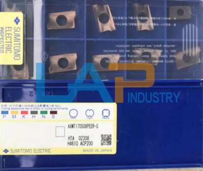 10Pcs/Box New For SUMITOMO Carbide Inserts AXMT170508PEER-G ACP200 | eBay