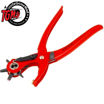 Knipex 220mm Revolving Leather Eyelet Hole Punch Puncher Punching ...