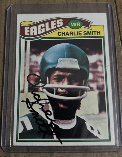 1977 Topps Charlie Smith Philadelphia Eagles Hand Signed Auto Autograph ...