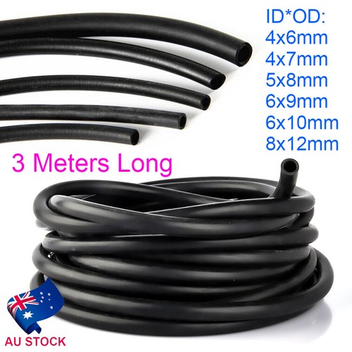 Nitrile Rubber Black Fuel Tube Petrol Diesel Oil Line Hose Pipe Tubing ...