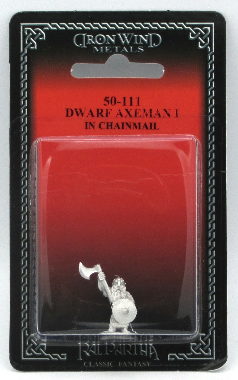 Ral Partha 50-111 Dwarf Axeman I in Chainmail (Chaos Wars) Warrior ...