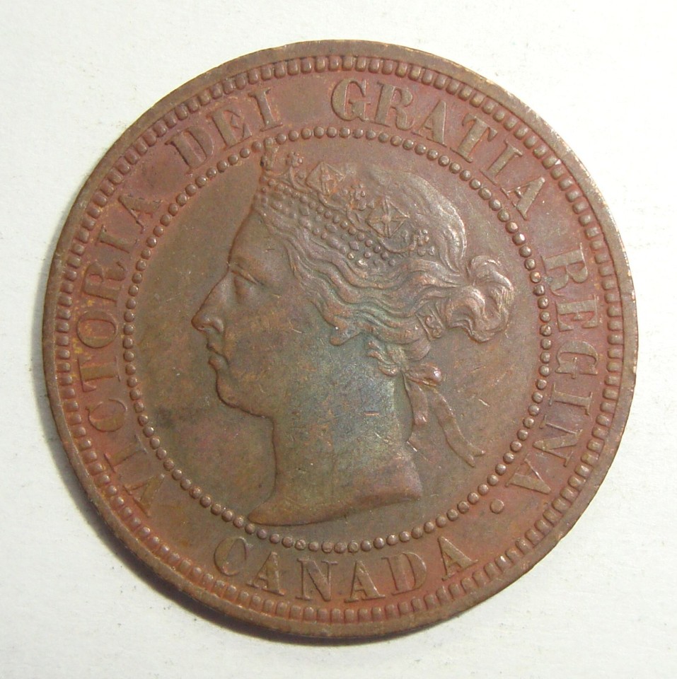 1882 H CANADA ONE 1 CENT VICTORIA LARGE PENNY COIN | eBay
