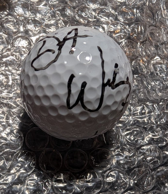 D.A. WEIBRING autograph golf ball PGA handsigned PROSTAFF Quad City ...