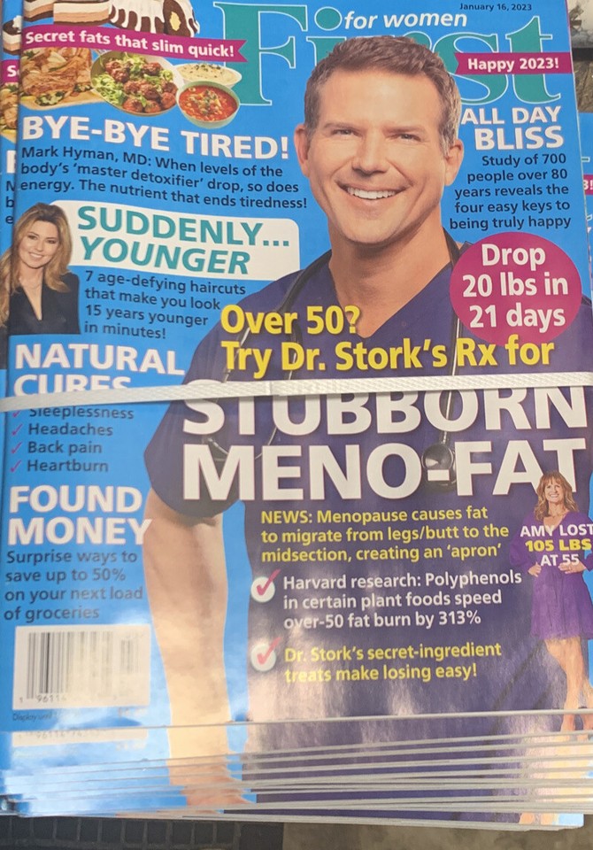 ~FIRST for Women Magazine Jan 2023 Stubborn Meno-fat | eBay