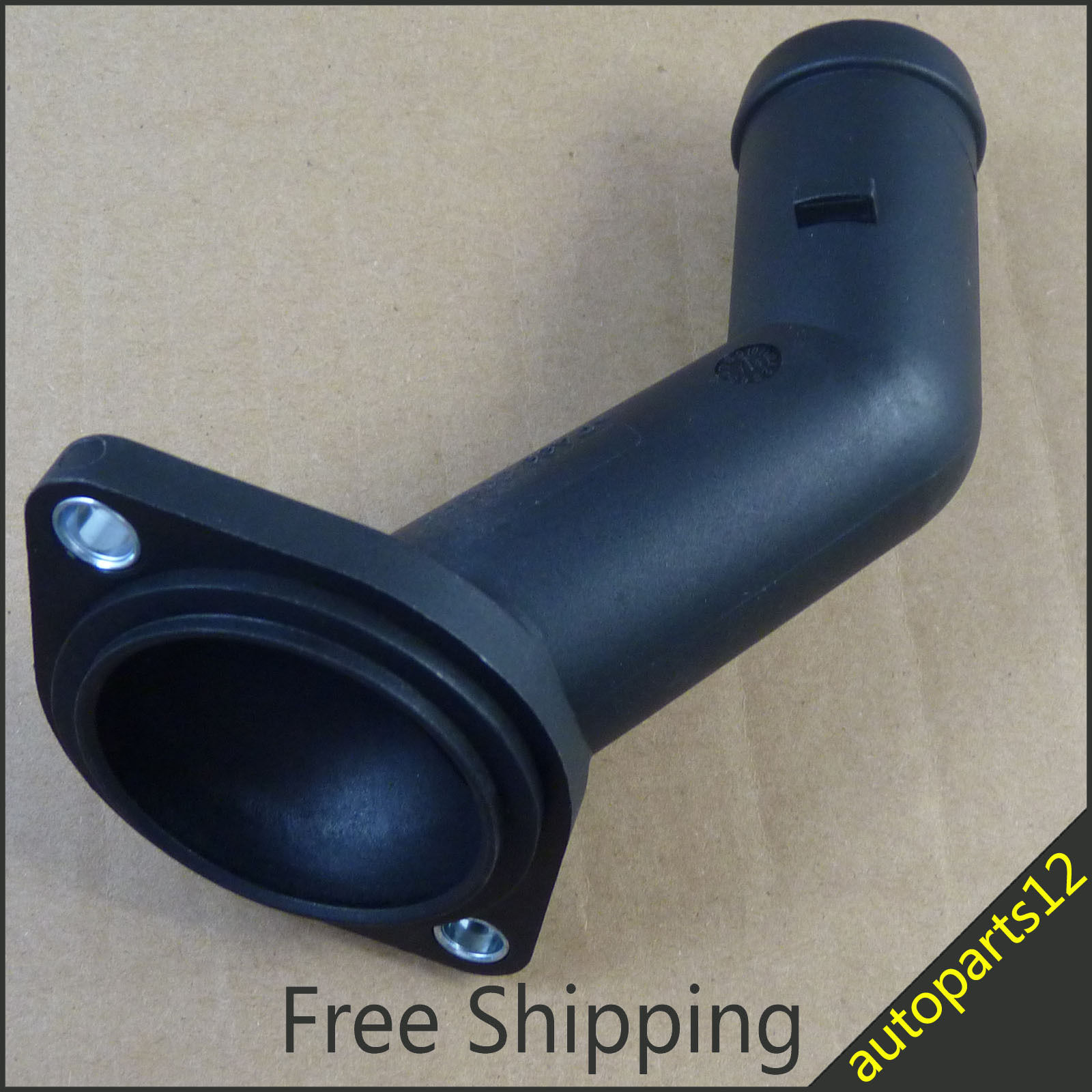 New Water Outlet Thermostat Housing Cover For VW Jetta Beetle Audi ...