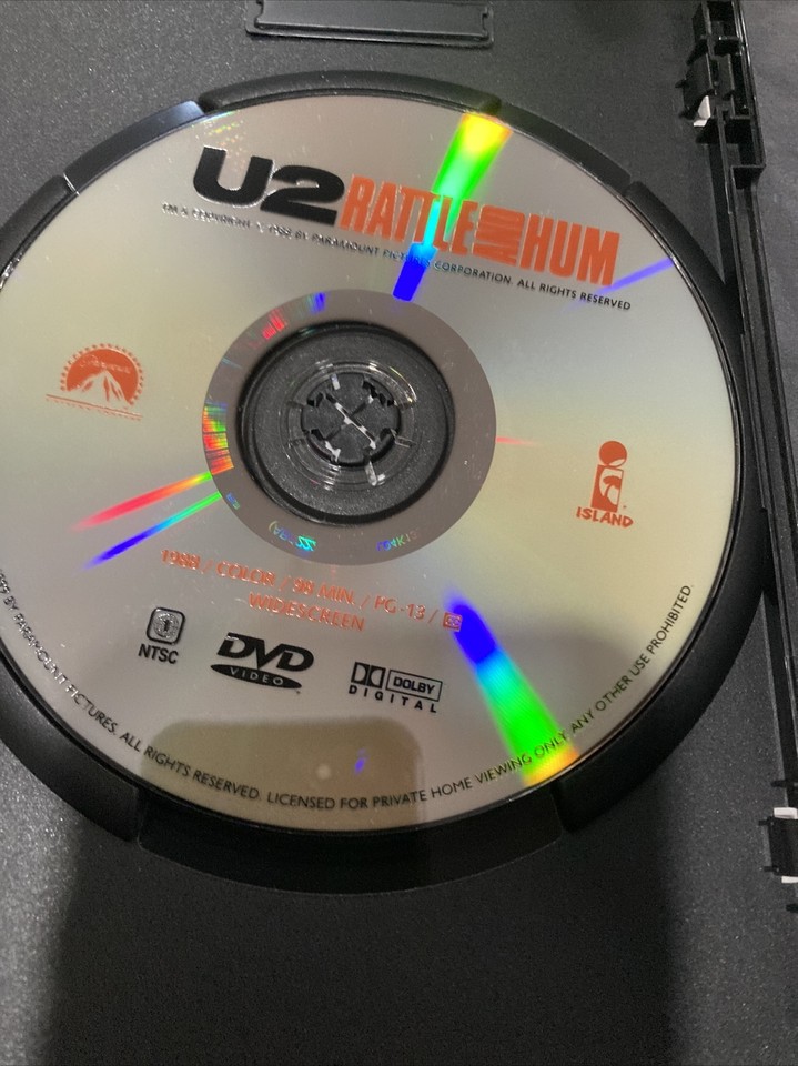 DVD U2 RATTLE AND HUM WIDESCREEN COLLECTION BONO 97363222842| eBay