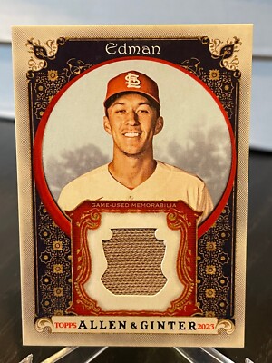 2023 Topps Allen & Ginter Tommy Edman Game Used Jersey Relic Cardinals ...