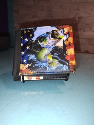 bifold wallet - Bass / American Flag | eBay