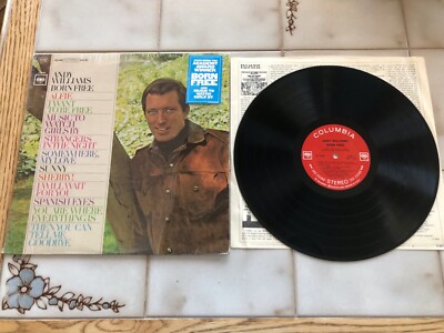 ANDY WILLIAMS~Born Free~LP~SHRINK~BLURB~COLUMBIA~360~SOUND~LABEL~STEREO ...