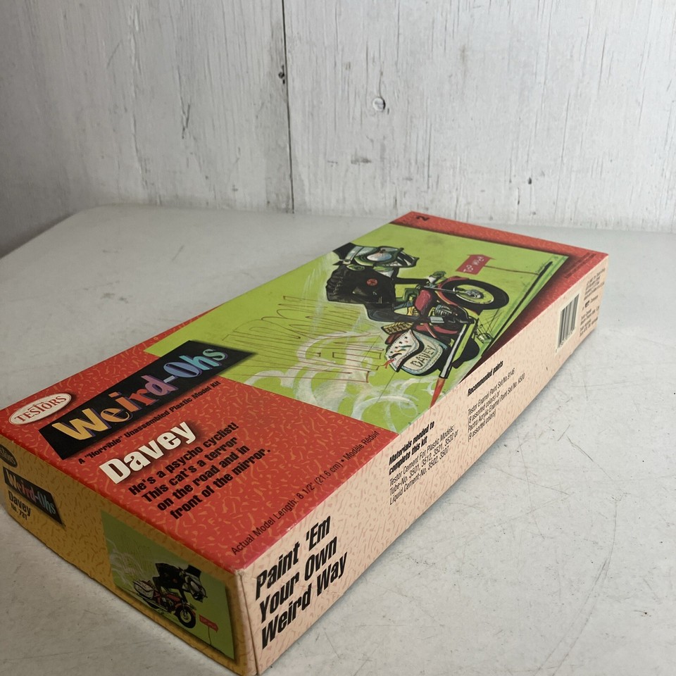 "Davey"--Weird Ohs Model Kit 1993 Testors--New In Open Box--Vintage! | eBay