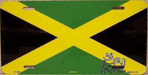 Aluminum National Flag Jamaica "License Plate" NEW | eBay