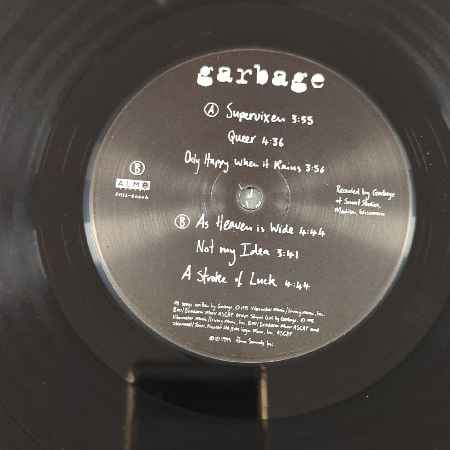 Garbage Self Titled 1995 US Original Vinyl Record. 2 LP In Shrink W ...