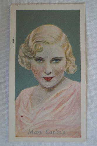 Film Favourites Vintage 1934 Pre WWII Godfrey Phillips Card Mary ...