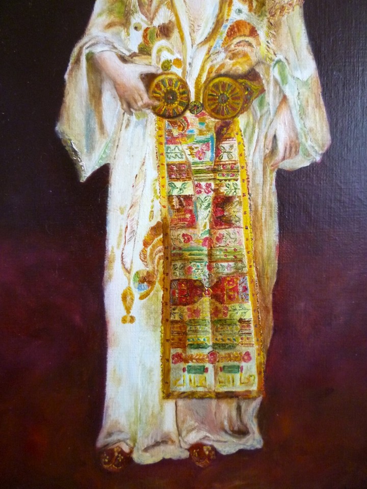 TABLEAU CONTEMPORAIN - HUILE sur TOILE - Marie A DUBOIS - Cléopâtre ...