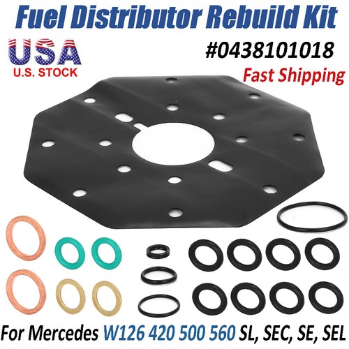 Fuel Distributor Rebuild Kit For Mercedes W126 420 500 560 SL SE SEC ...