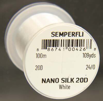 Semperfli Nano Silk 20D 24/0 -White | eBay