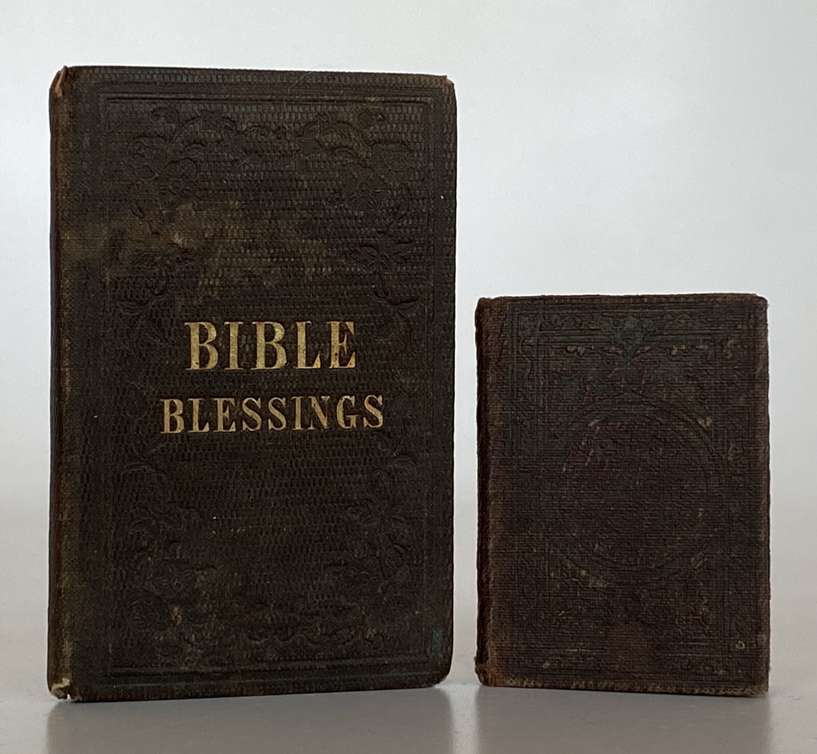 2 Miniature Books ~ Bible Blessings & Old Testament Stories 1844 & 1862 ...