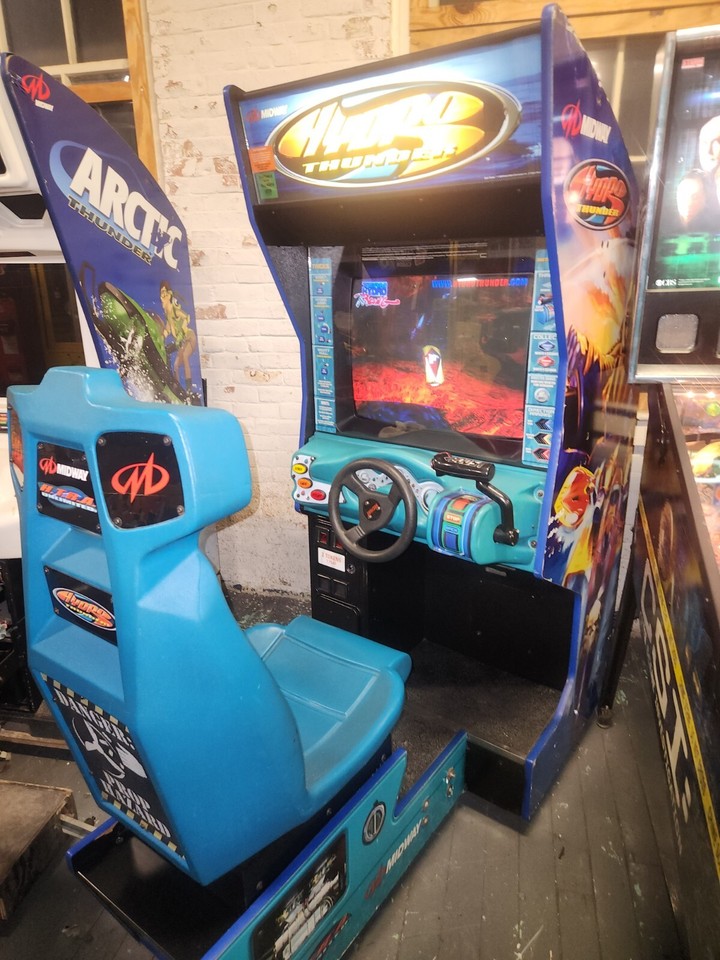 MIDWAY HYDRA THUNDER SIT DOWN RACING ARCADE GAME SHIPPING AVAILABLE | eBay