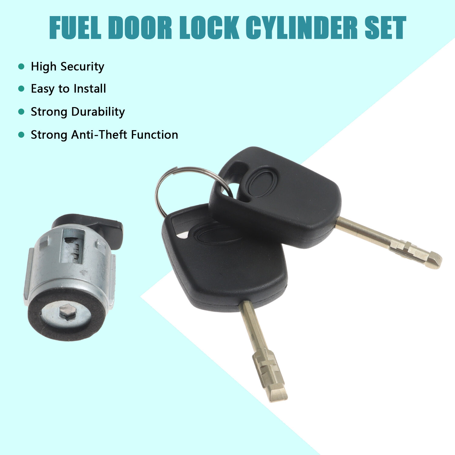 Fuel Tank Cap Lock Cylinder with 2 keys for Ford Transit Connect 2010 ...