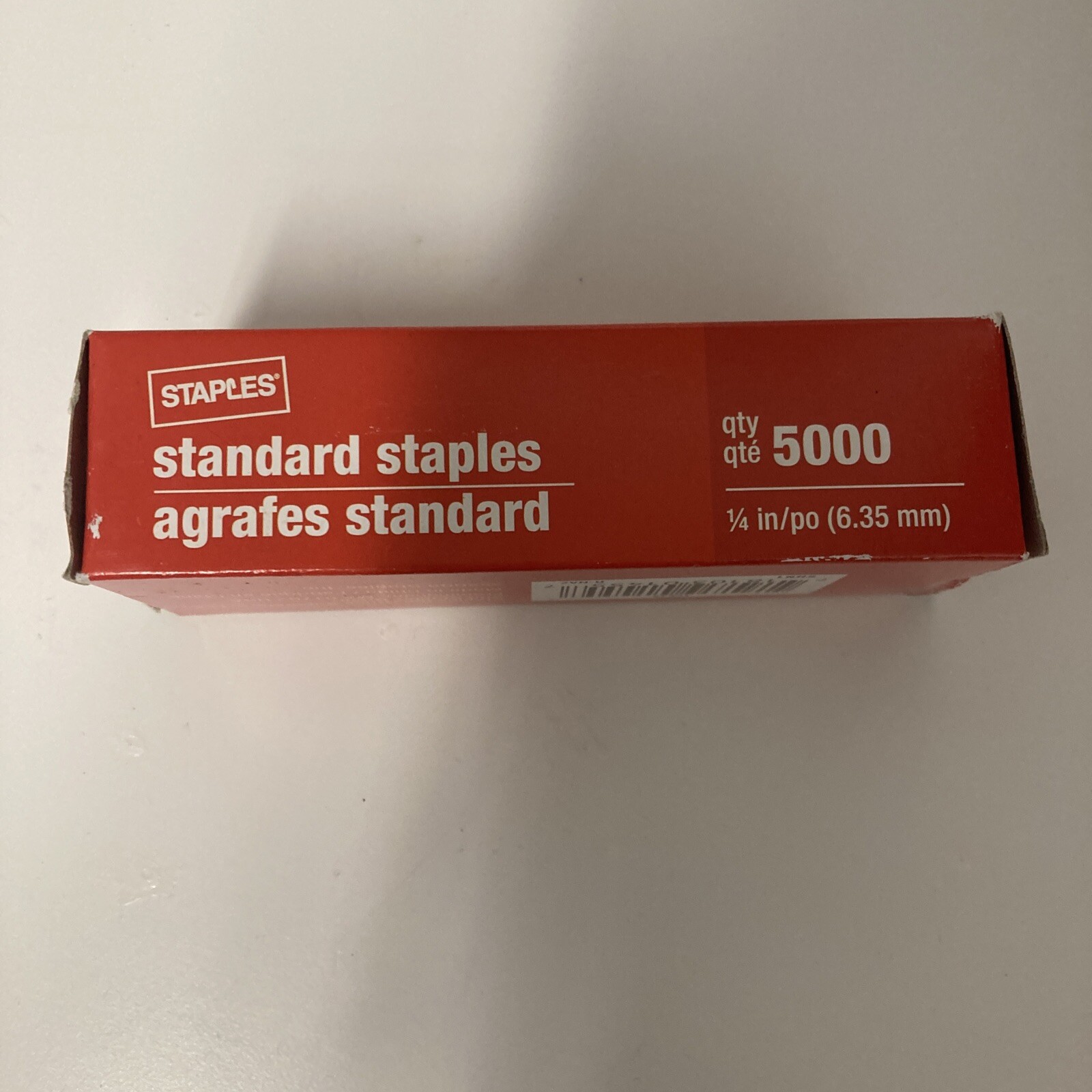3x Standard Staples 5000 Boxes 718103014557 1/4 Inch Length for sale ...
