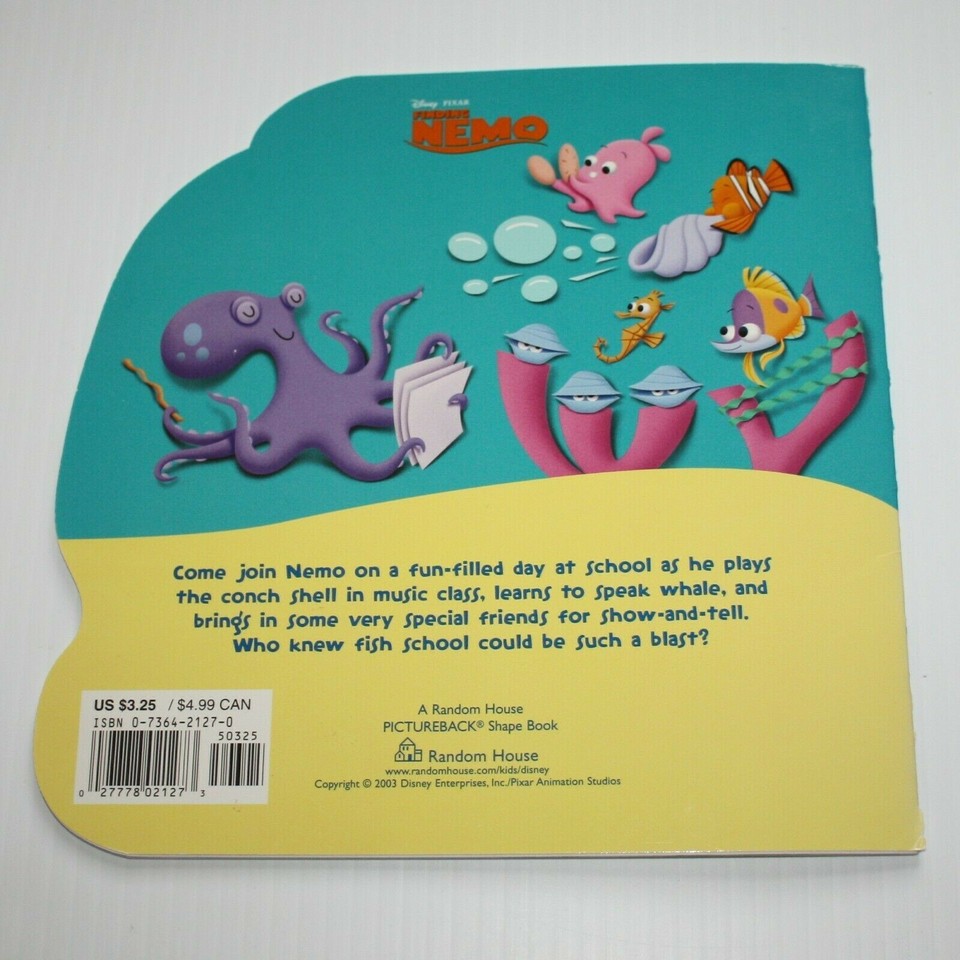 Disney Pixar Finding Nemo Fish School by Seymour Mackerel Paperback ...