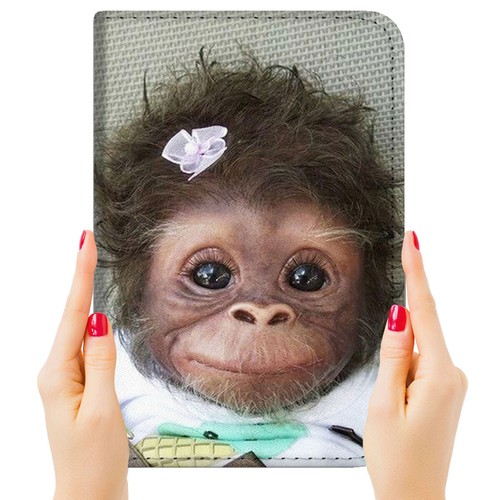 ( For iPad 7, 10.2 Inch ) Flip Case Cover PB24017 Baby Monkey | eBay