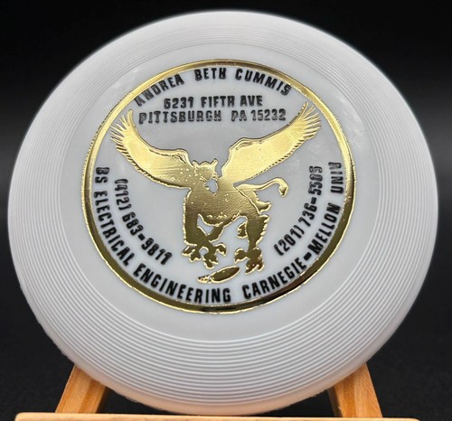 Whamo Mini Disc Golf Frisbee Andrea Cummis Pittsburgh Carnegie Mellon ...