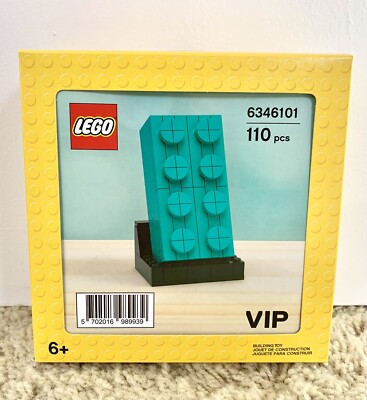 LEGO 6346101 VIP 2x4 Teal Brick Holidays Black Friday 2020 Gift GWP ...