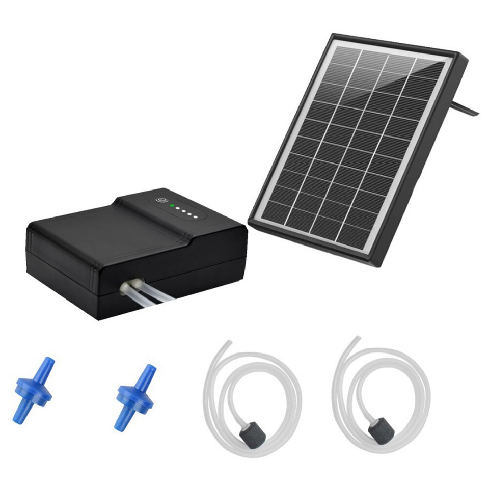 Aquarium Air Pump 6V/5W Air Pump Fish Tank 4500mAh Ensures Even Air ...