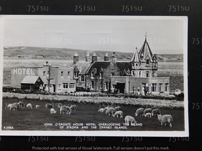 John O'Groats House Hotel overlooking Island of Stroma and the Orkneys ...