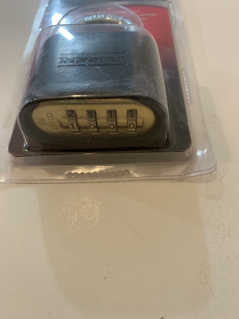 Master Locks 178D Combination Solid Body Padlock - Black for sale ...