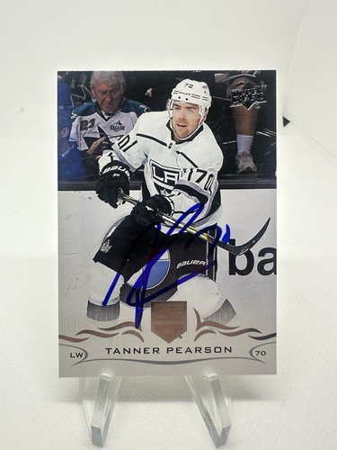 Tanner Pearson Signed Autograph 2018-19 Upper Deck Card #86 Kings ...