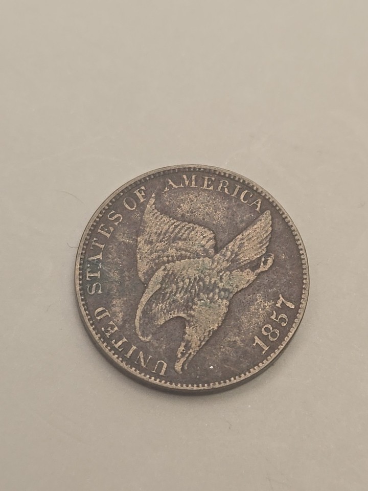 1857 Flying Eagle Cent United States Copper Coin | eBay