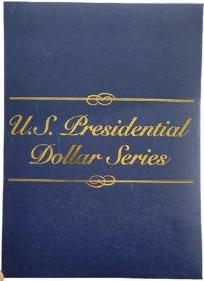 US Presidential Dollars P&D UNC Collection W/Stamps, 28 Presidents, 56 ...