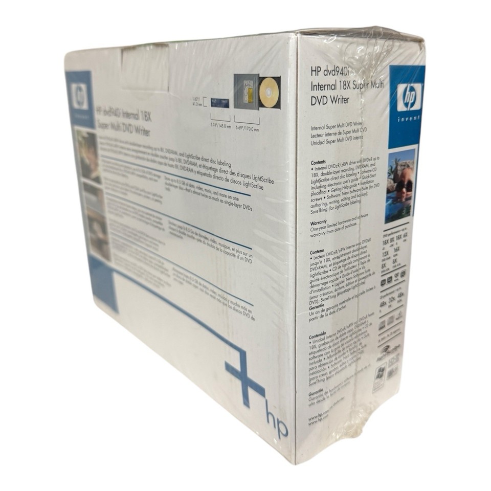 HP dvd940i Lightscribe IDE Internal 18X Super Multi DVD Writer Sealed ...