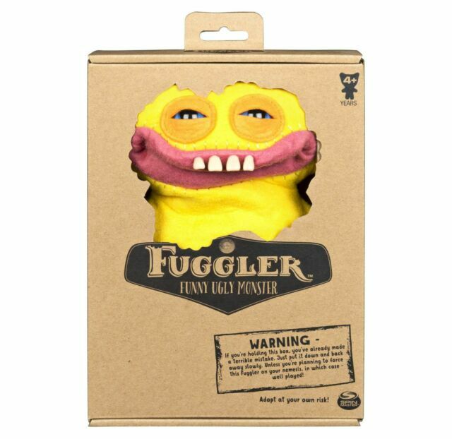 Fuggler Yellow Grin 9 inch Funny Ugly Monster Plush - 20107518 for sale ...