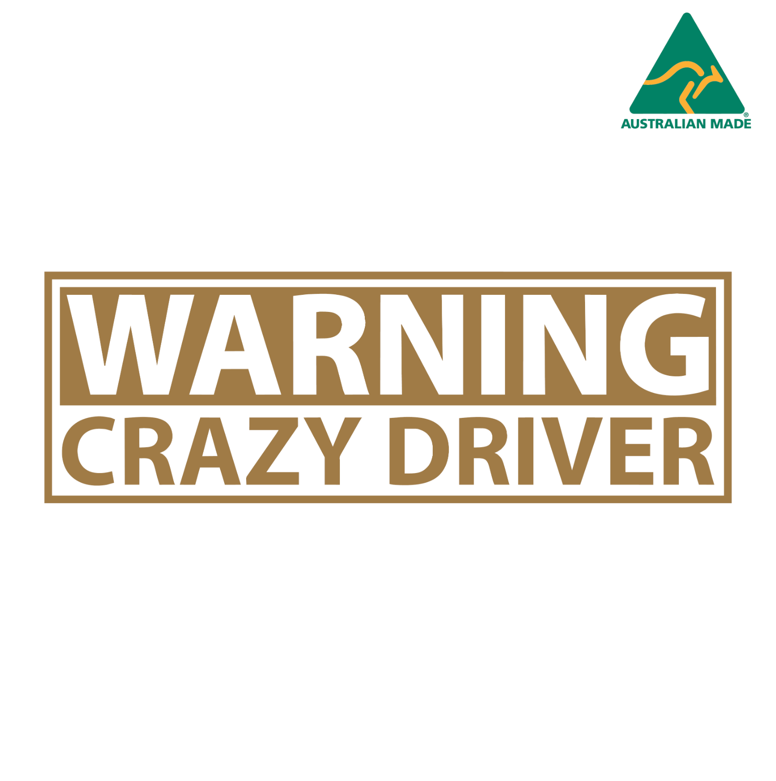 Warning Crazy Driver JDM Vinyl Decal Sticker 14 cm x 5 cm | eBay