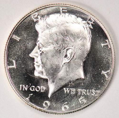 1965 SMS Kennedy Half Dollar Gem 40% Silver Frosty Coin B32 | eBay