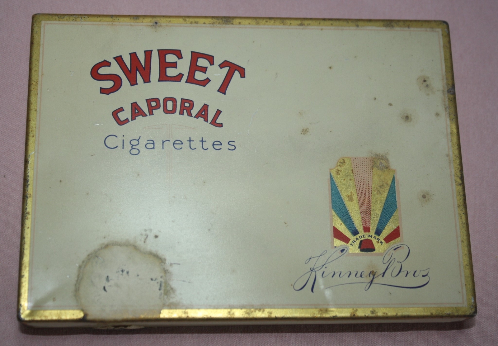 VTG 50'S SWEET CAPORAL CIGARETTES - IMPERIAL TOBACCO TIN /CAN CANADA ...