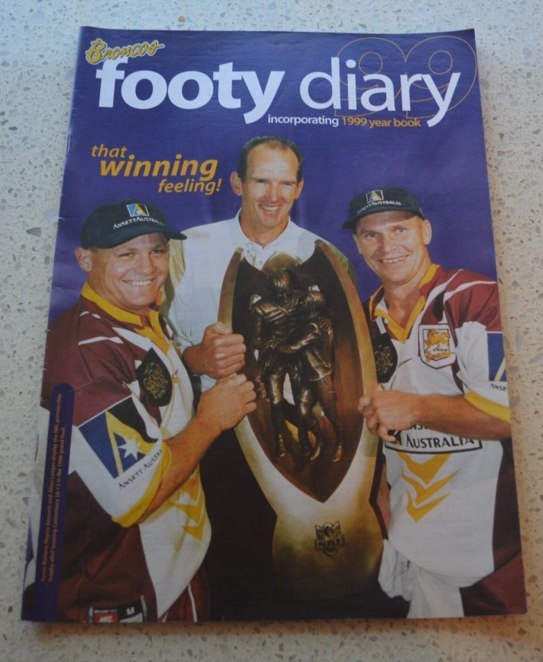 1999 BRISBANE BRONCOS YEARBOOK MAGAZINE! NRL | eBay Australia