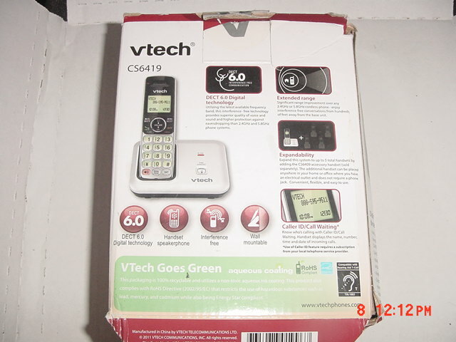 VTech CS6419 1.9 GHz Single Line Cordless Phone for sale online | eBay