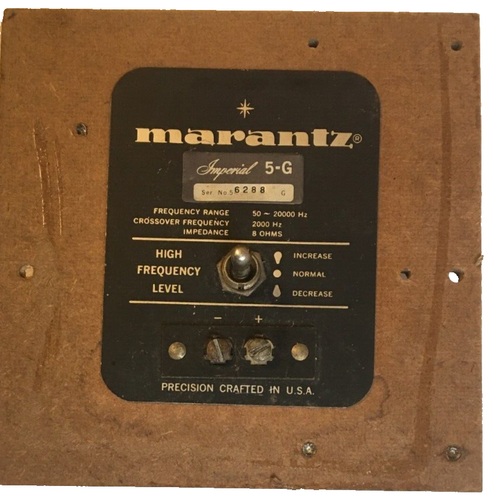 Vintage MARANTZ IMPERIAL 5G CROSSOVER & TWEETER CONTROL | eBay
