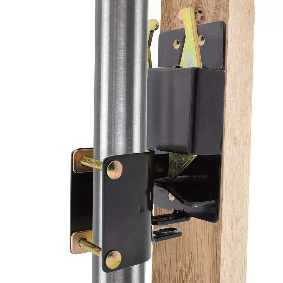 Two-Way BIG Lockable Livestock Gate Latch for Farms, Pet Cages, Fences ...