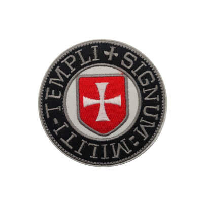 Signum Militi Knights Templar Embroidered Hook and Loop Tactical Morale Patch Sh | eBay