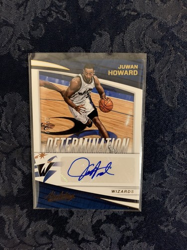 JUWAN HOWARD 2017-18 Absolute Determination Auto Card 42/99 SP WIZARDS ...