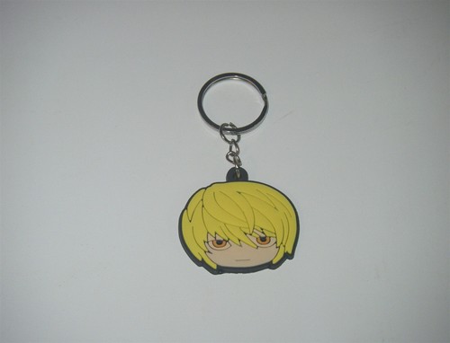 DEATH NOTE LIGHT YAGAMI RUBBER KEYCHAIN | eBay